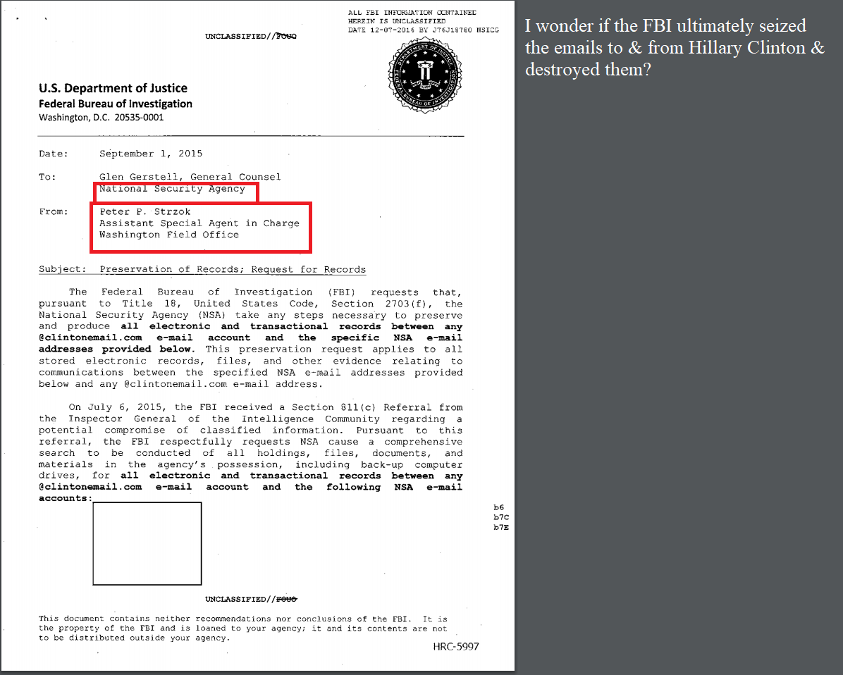 The activities of Peter Strzok & Lisa Page. - DC Document Reports